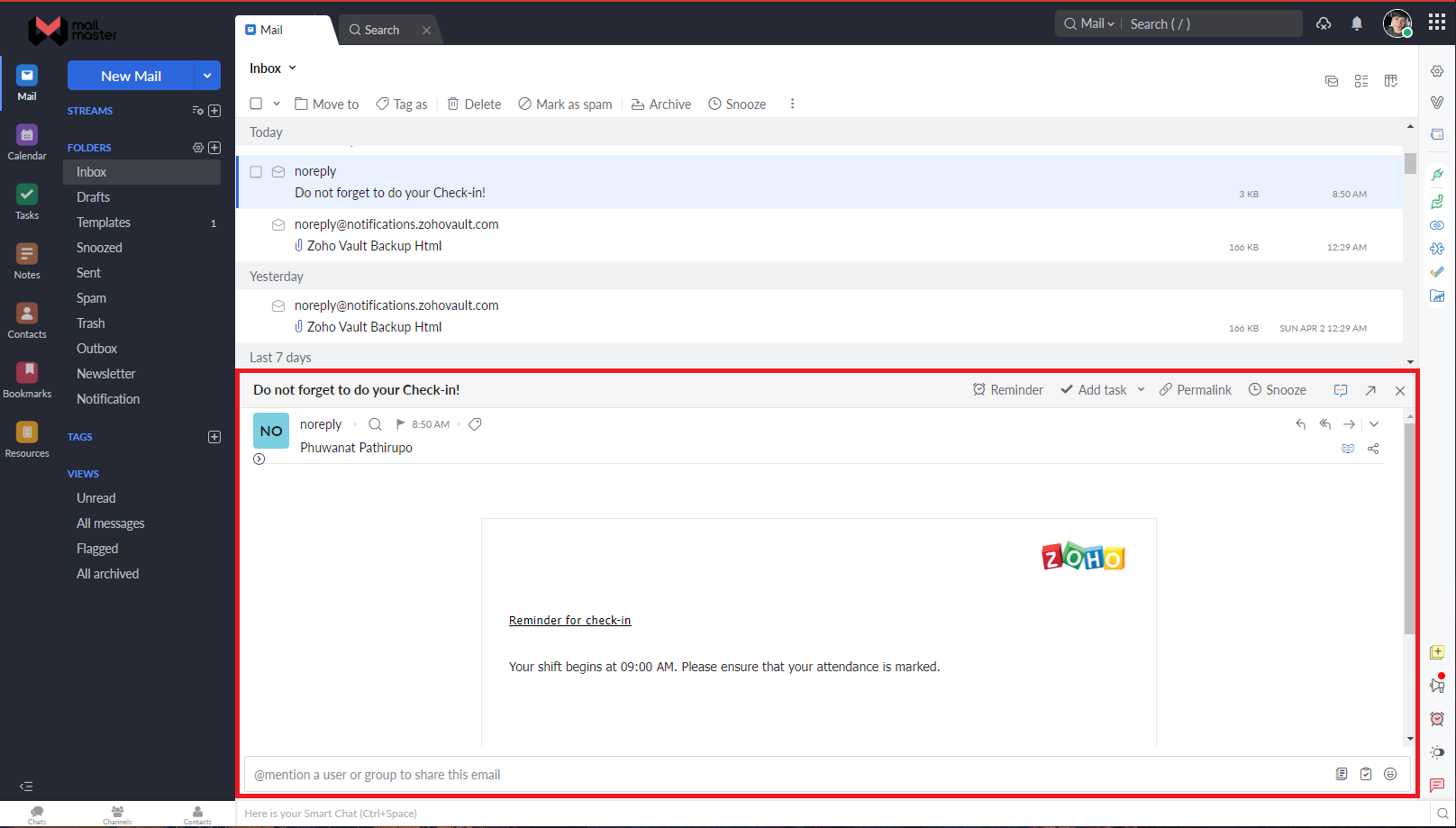 Mail Layout & Mail View Options
