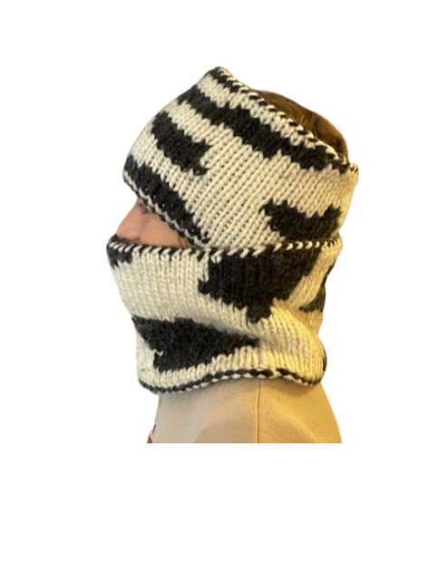 Easy Cow Chic Headband & Cowl