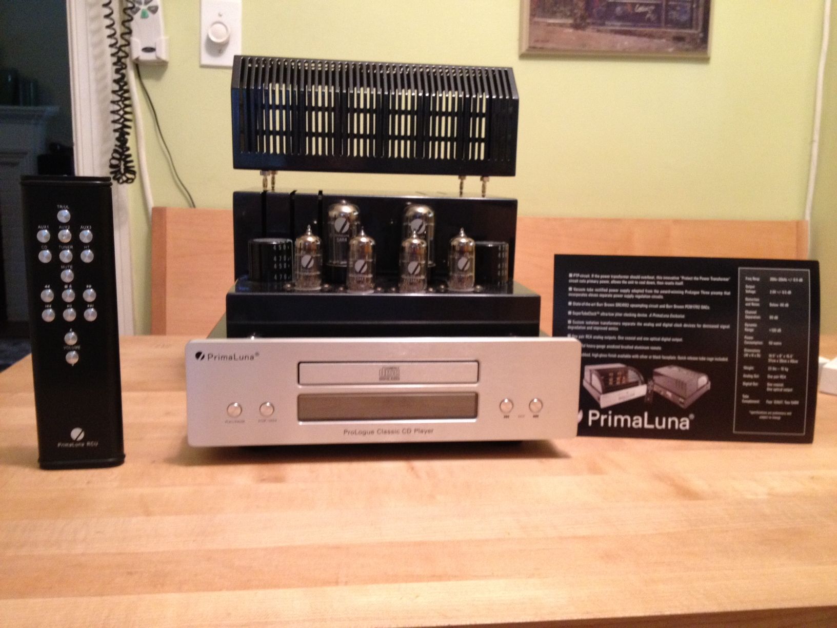 Primaluna Prologue Classic CD Player -Tube... For Sale | Audiogon