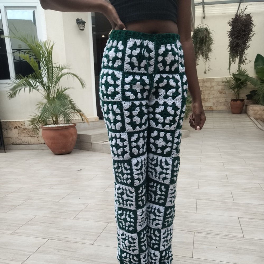 Easy Handmade Granny Square Pants Pattern