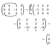 Элементарные преобразования матриц — Шаг 1 — Stepik