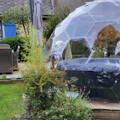 GeoDomeX Clear DIY Self Build Outdoor Geodesic Dome Room Garden Igloo ...
