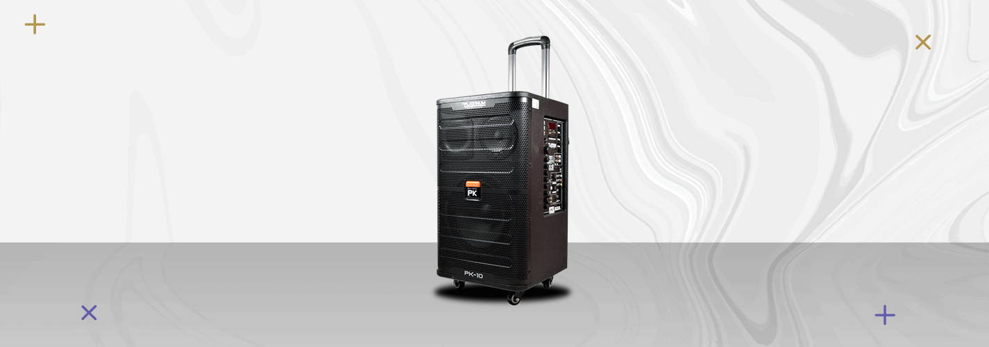 PK-10 TROLLEY SPEAKER – Platinumkaraoke.com