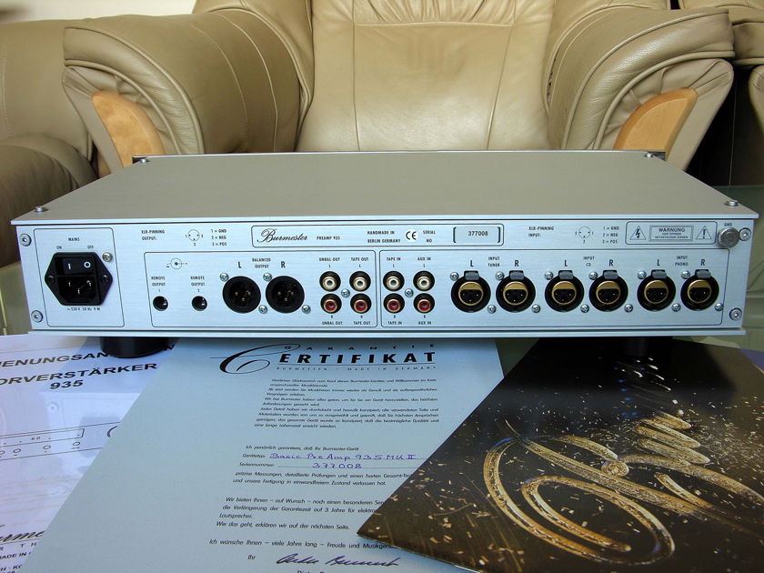 Burmester 935 MKII Latest Version (easily Switchable 110V-240V) Mint ...
