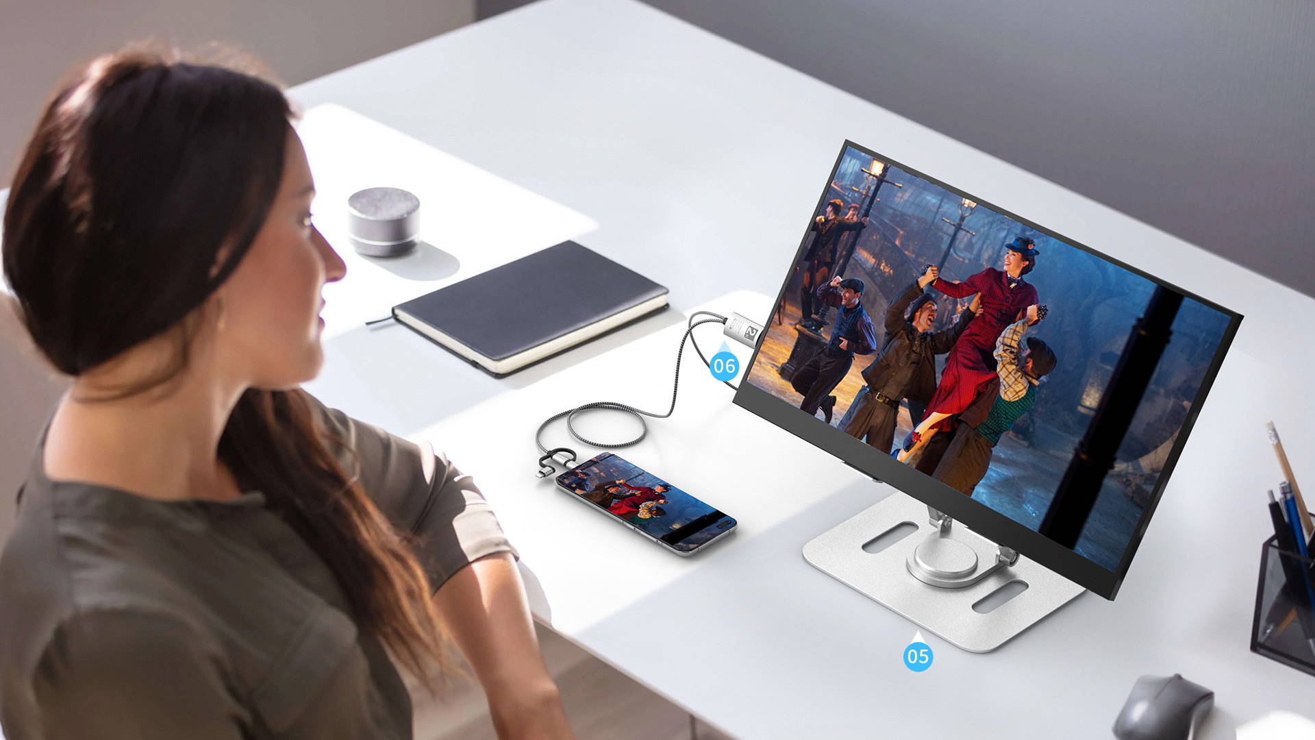 Monitor Accessories Power Cable Stands Mount – UPERFECT