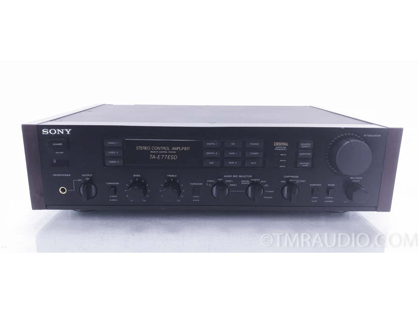 Sony TA-E77ESD Stereo Preamplifier / Preamp (10492) | Solid state ...