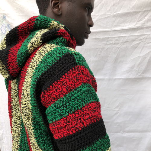 Easy Rasta Crochet Hoodie Pattern