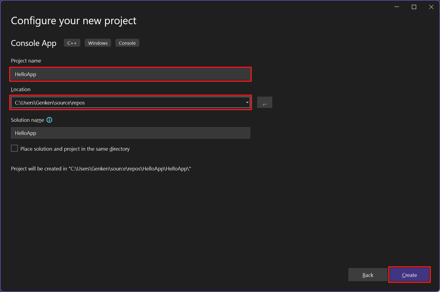 First project in Visual Studio — Шаг 1 — Stepik
