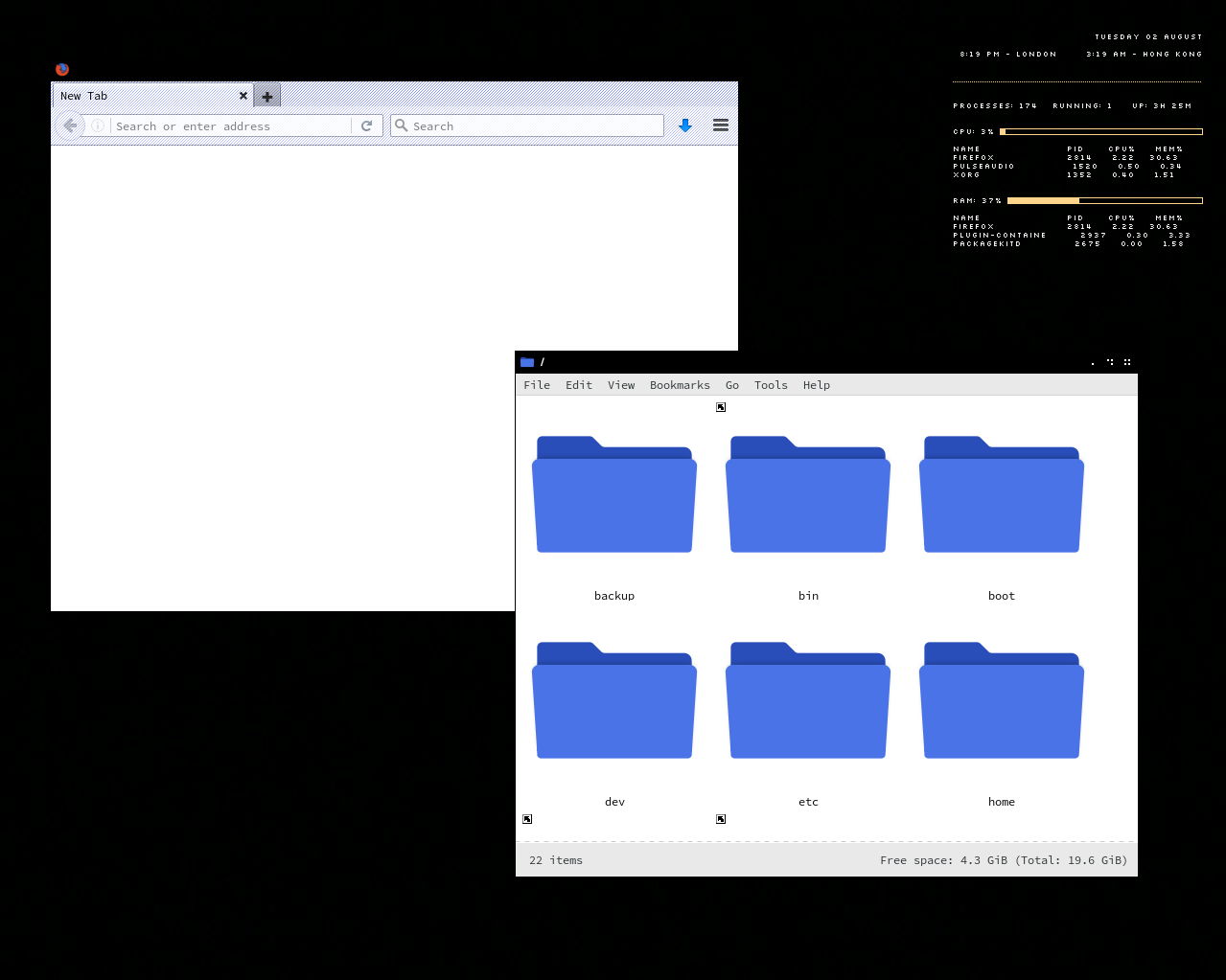 What are the most user friendly advanced window managers on Linux? - Slant