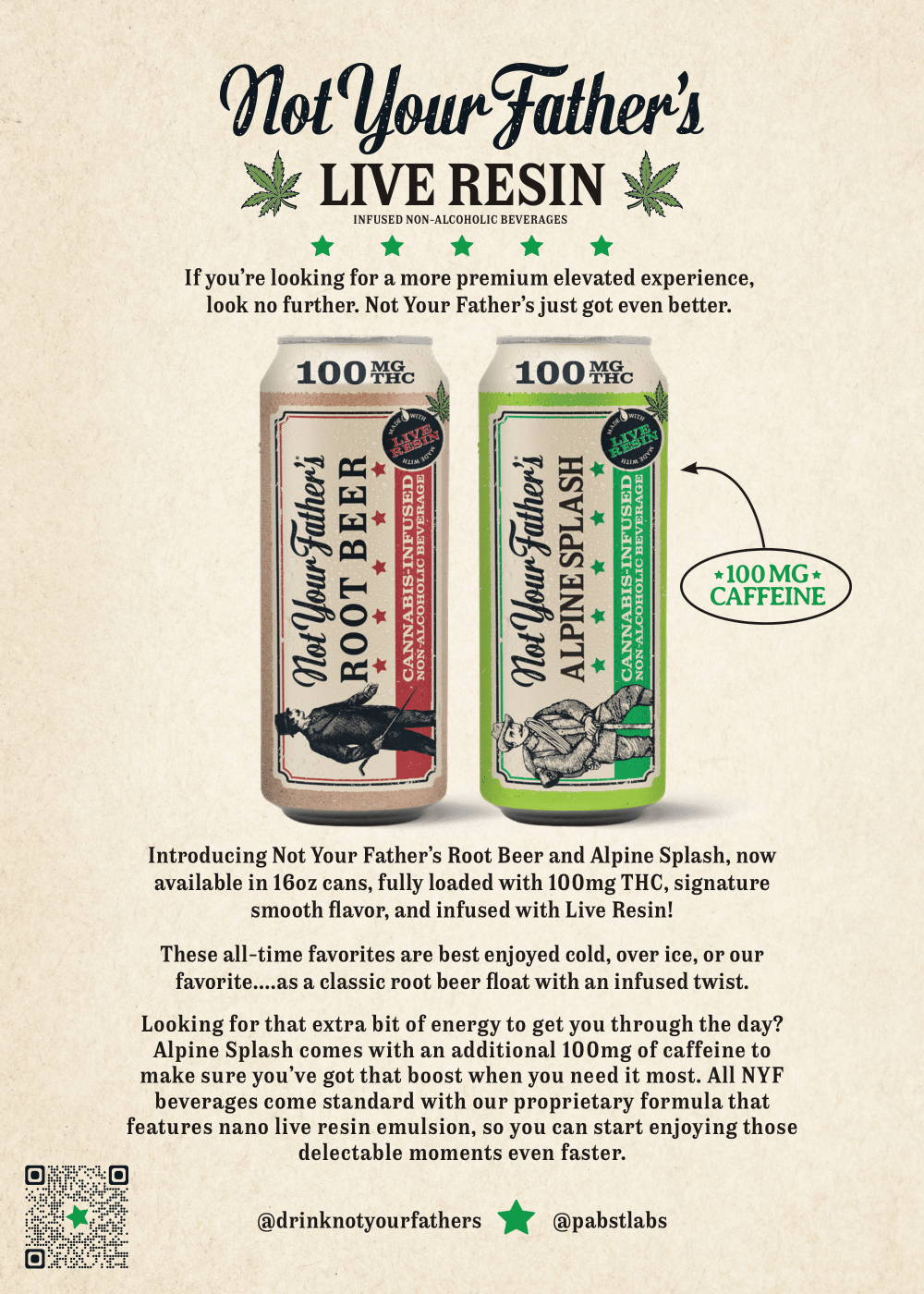 NOT YOUR FATHERS – PABST LABS, LOS ANGELES, CA