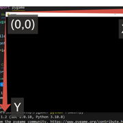 Как работают координаты (x, y) в Pygame — Шаг 1 — Stepik
