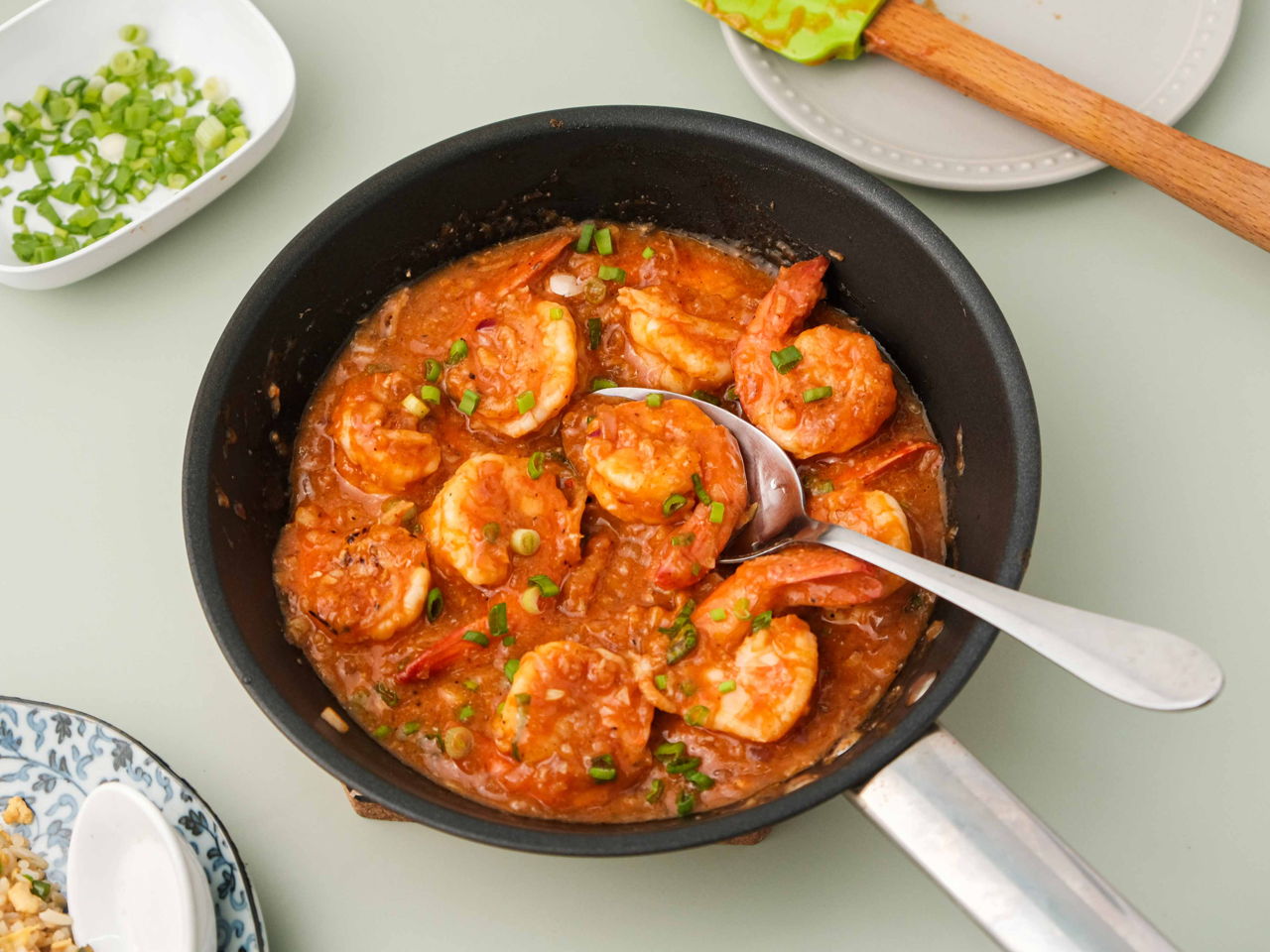 how to cook prawns and chilli