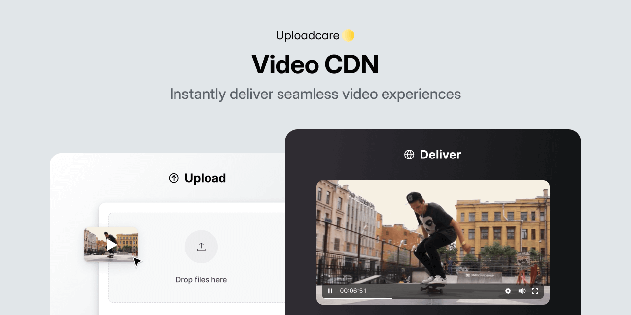 Video Cdn For Native Video Streaming Uploadcare