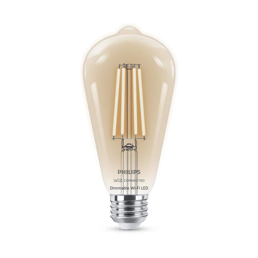 Philips WiZ Connected ST19 Amber Smart Bulb vs GE C-Sleep Tunable White ... Philips WiZ Connected ST19 Amber Smart Bulb vs GE C-Sleep Tunable White ...