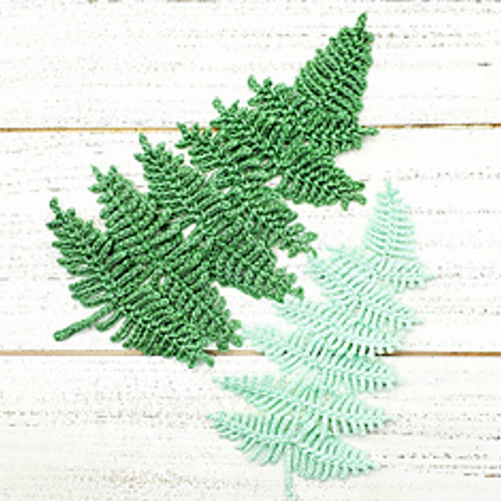 Easy Fern Leaf crochet pattern