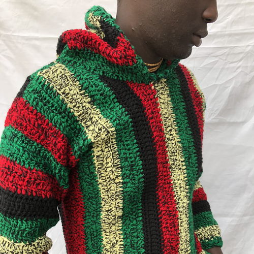 Easy Rasta Crochet Hoodie Pattern