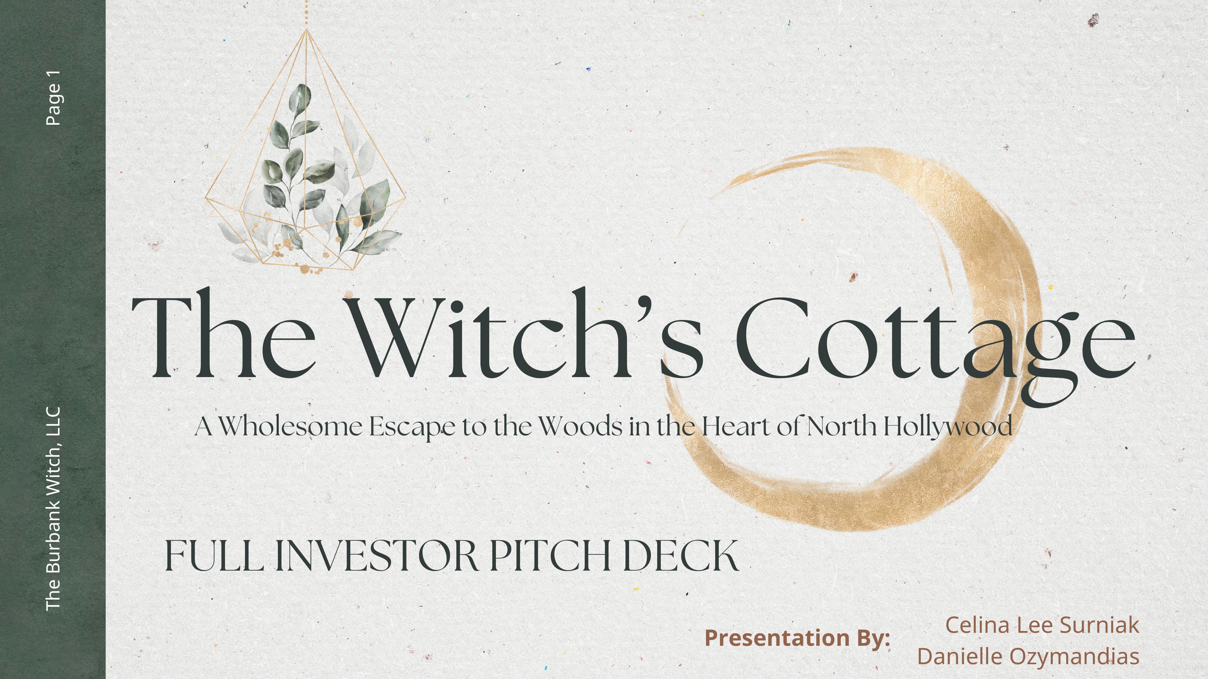 Invest in The Witch's Cottage: A Witchy & Nature themed Café/Bakery/Bar ...