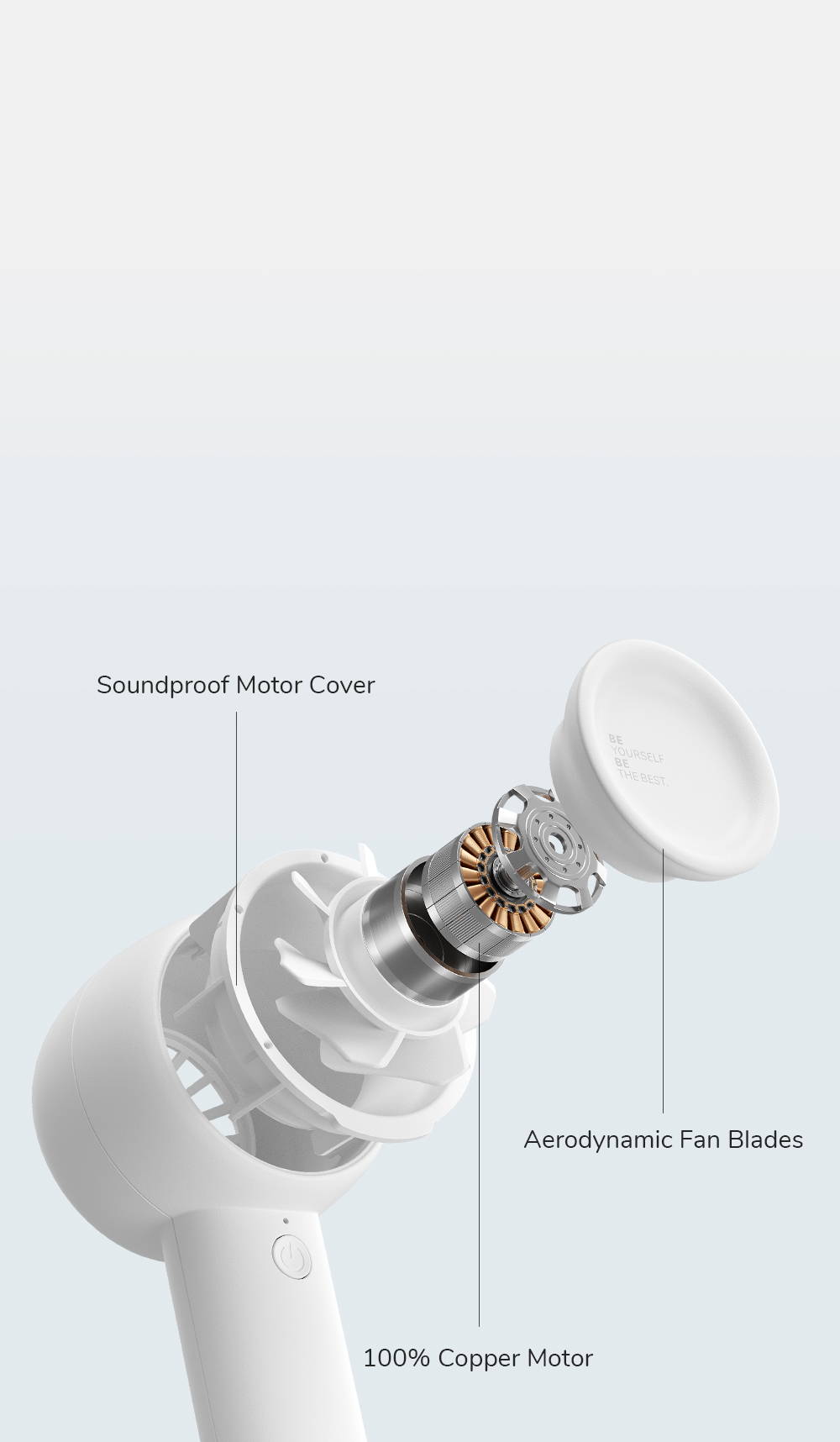 JISULIFE Handheld Fan Life5