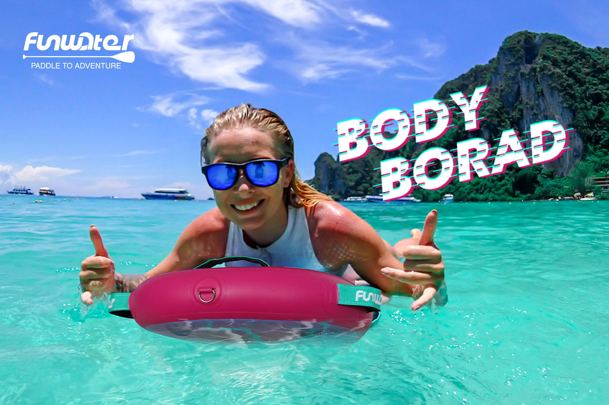 Funwater BodyBoard Starfish for Summer Outdoor Game – FunWater SUP Board CA