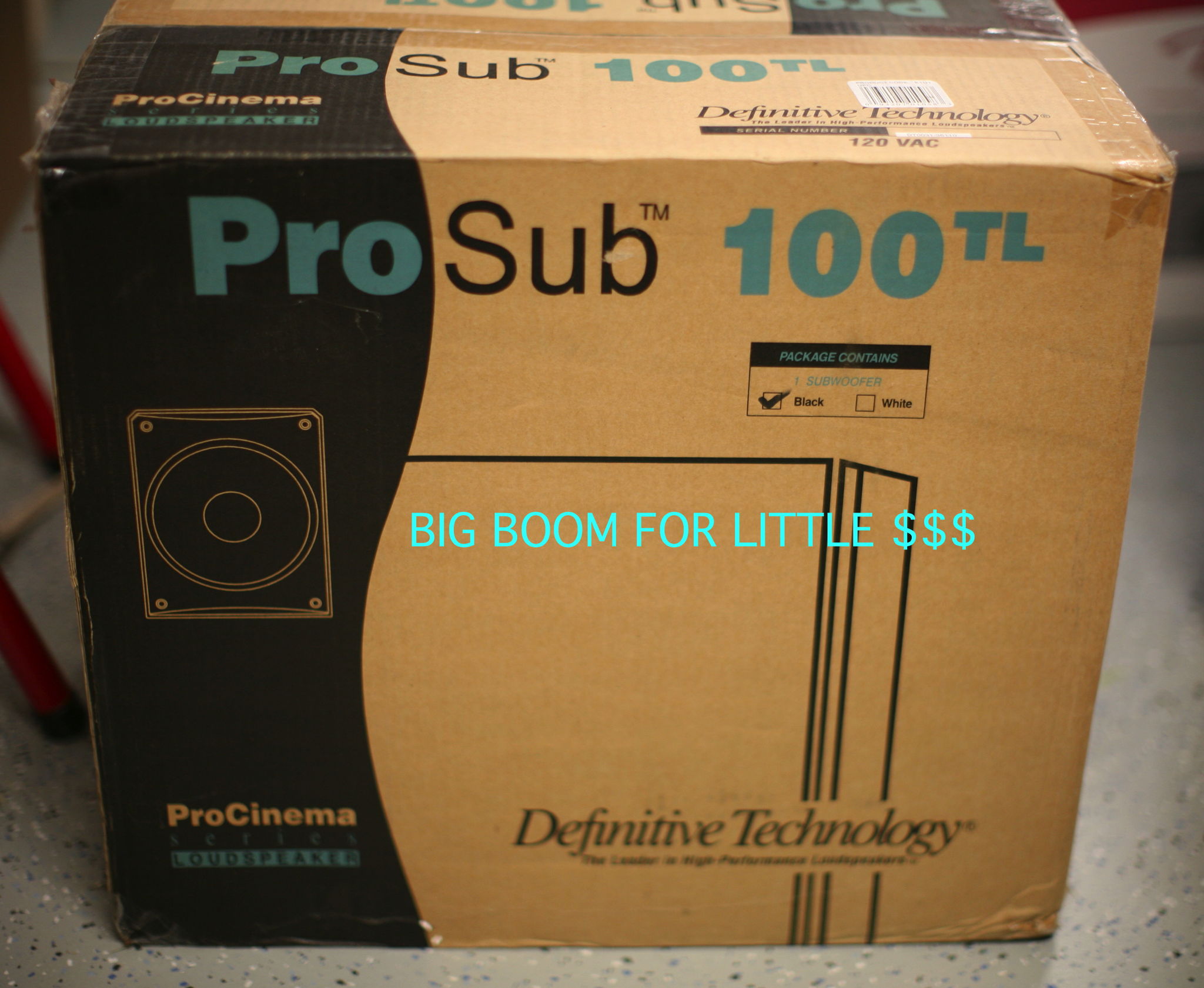 DEFINITIVE TECHNOLOGY PROSUB 100 SUPERB HI... For Sale | Audiogon