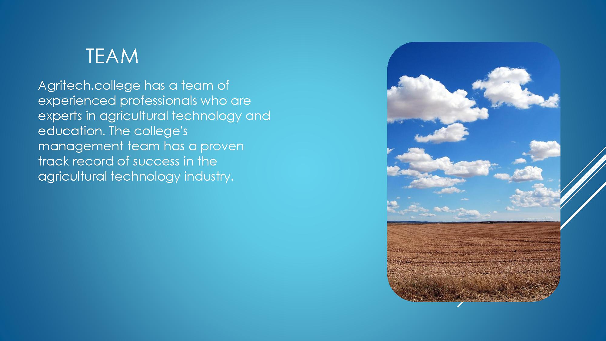 Reserve in Agritech College | Agritech College is the future of ...