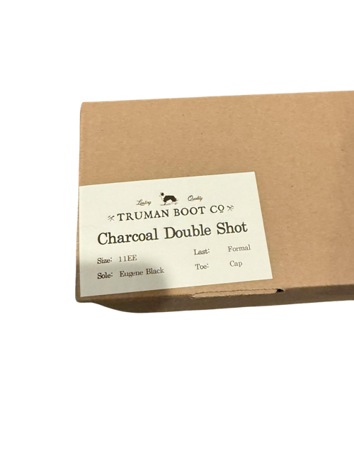 Charcoal Double Shot Cap Toe - 11EE - Fomal (56) Last - Eugene Sole ...