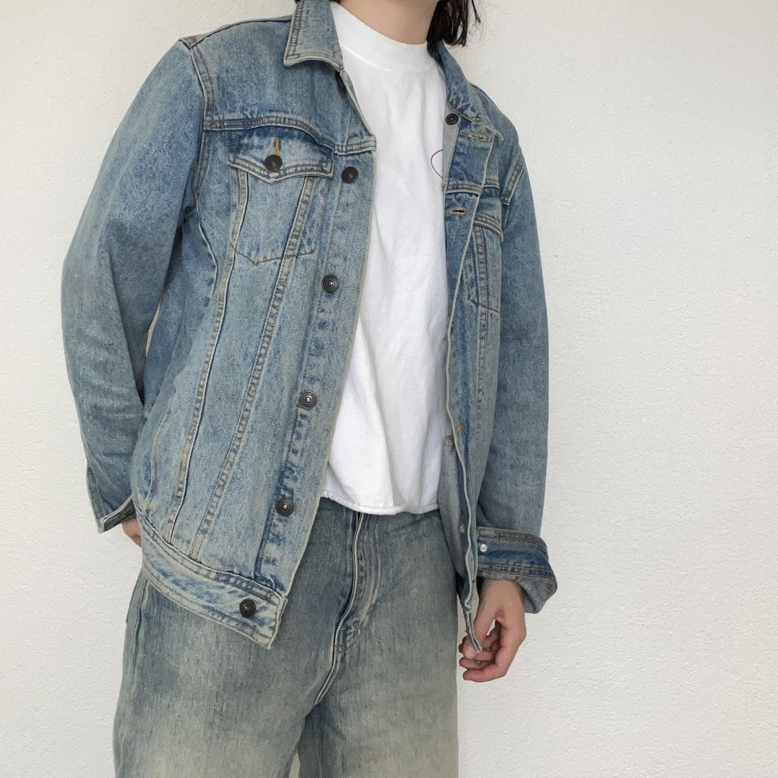 Denim Jacke Washed Blue - CHF 16.00 | Buy on marko