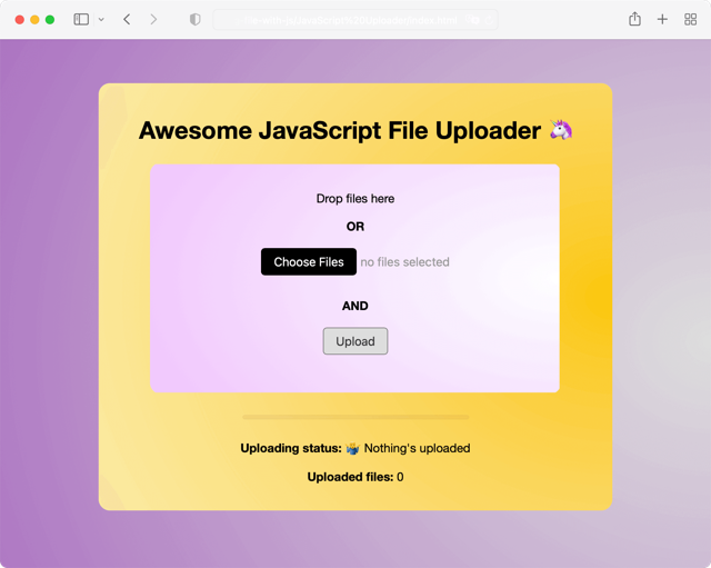 How to upload files using JavaScript — Uploadcare Blog